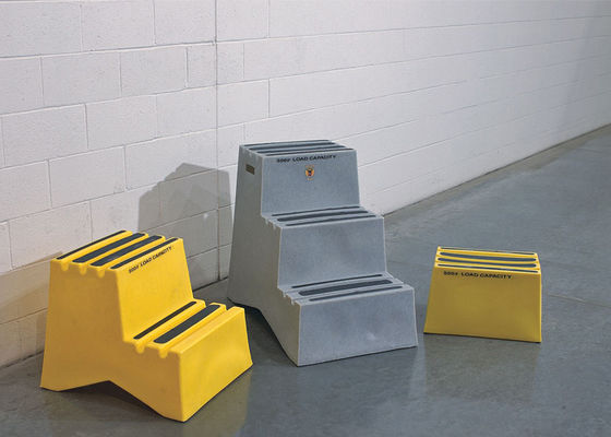 3 Steps Heavy Duty Safety Ladder Step Plastic Stackable Stool