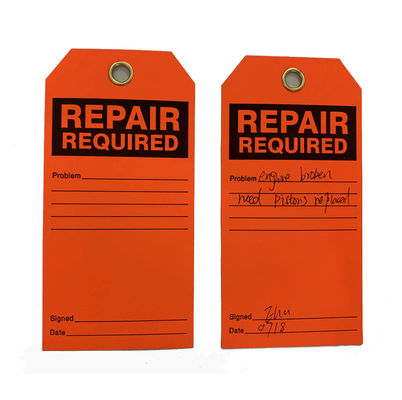 Customized Lock Out Tag Out Sign , Industrial Safety Disposable Lockout ...