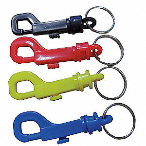 Split Key Ring Plastic Key Holder Key Clip 2-5/8 In Personalized Bolt ...