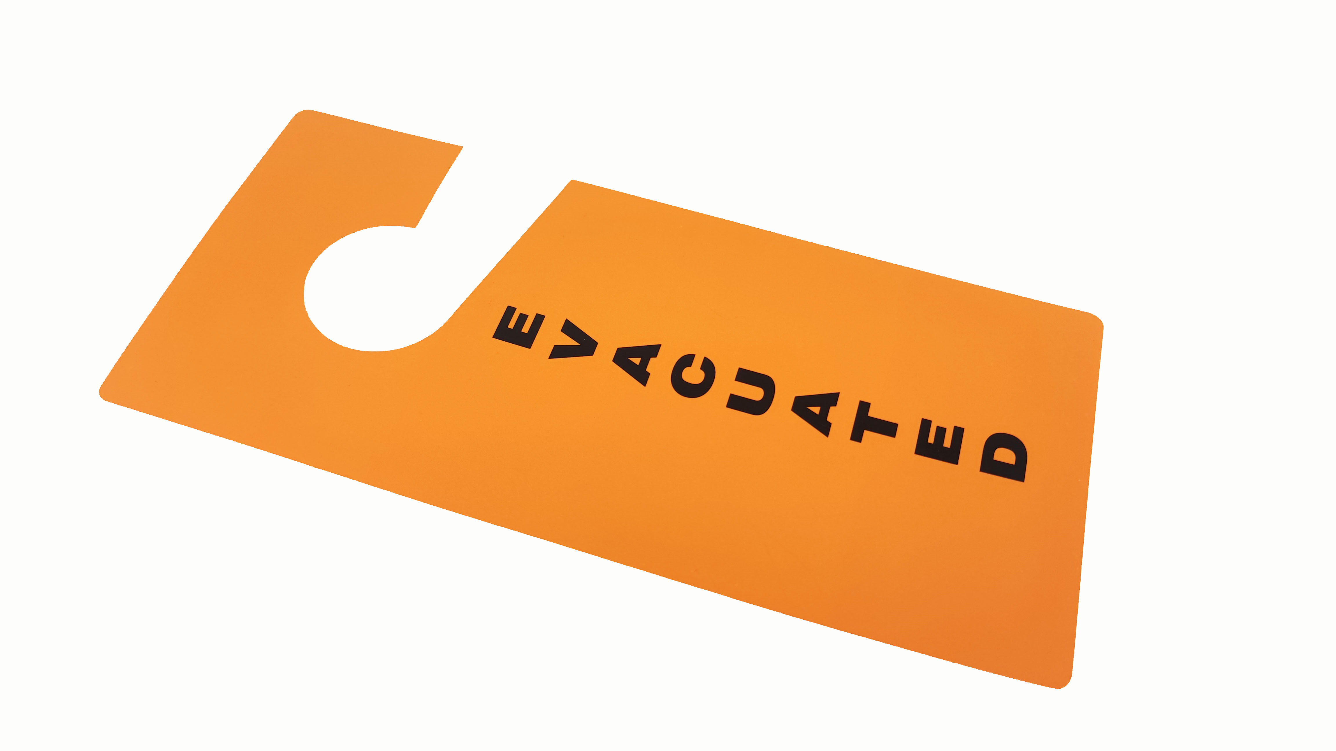 Industrial Plastic Safety Tag Custom Design for Safety Measures