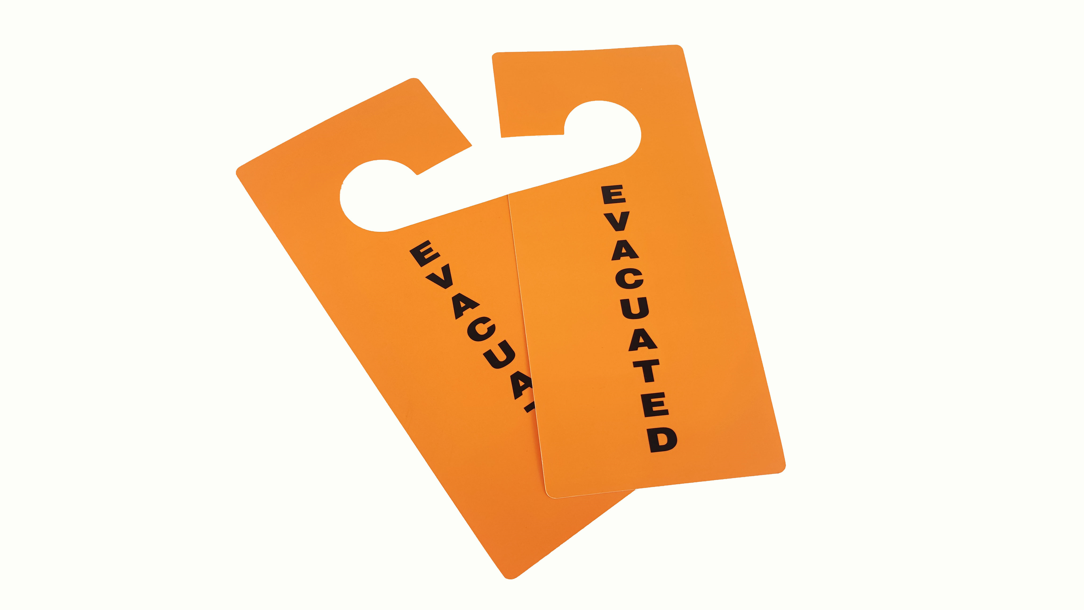 Industrial Plastic Safety Tag Custom Design for Safety Measures