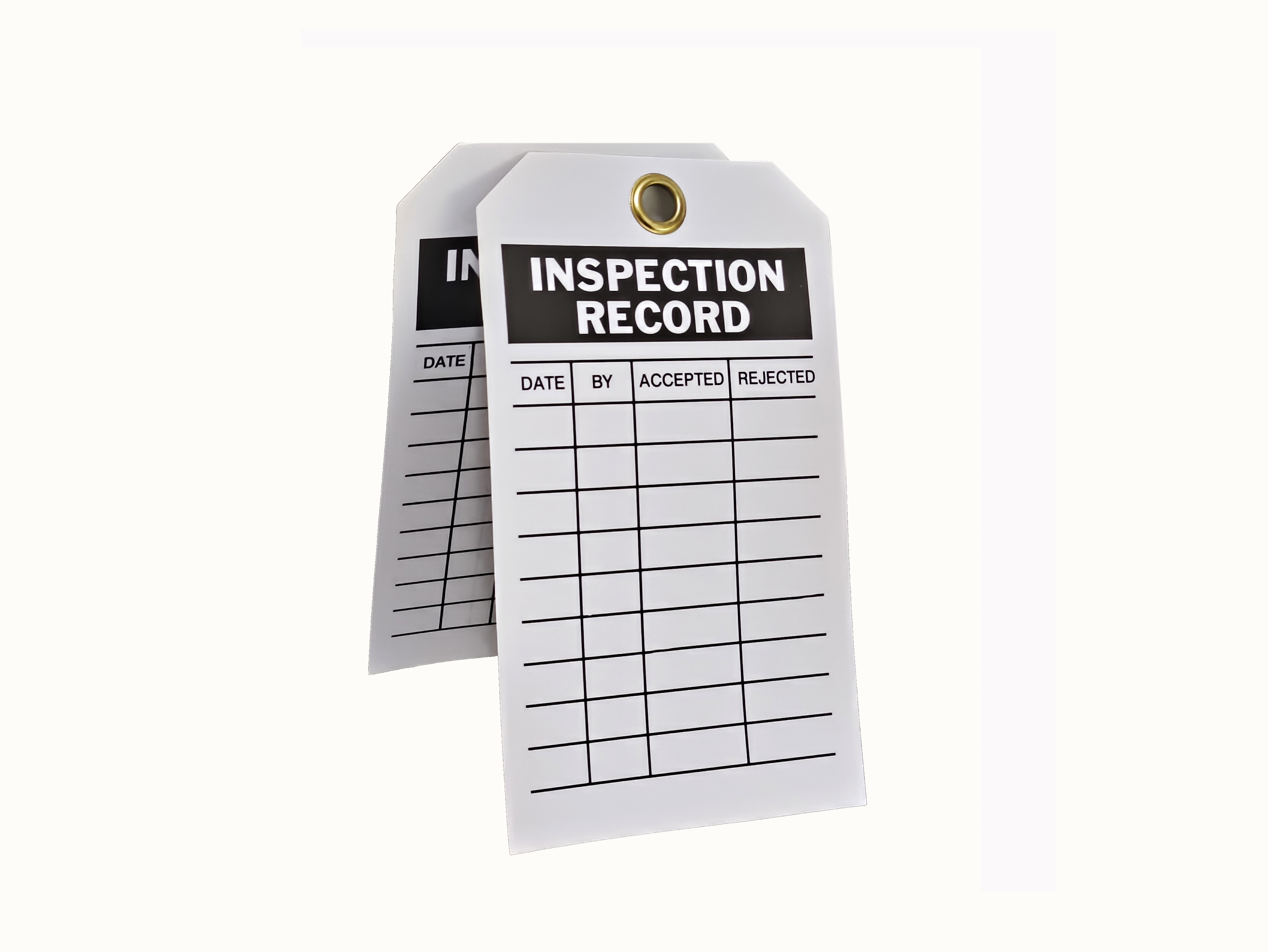 Customized Logo Plastic Safety Tag for Chemical Hazard Identification