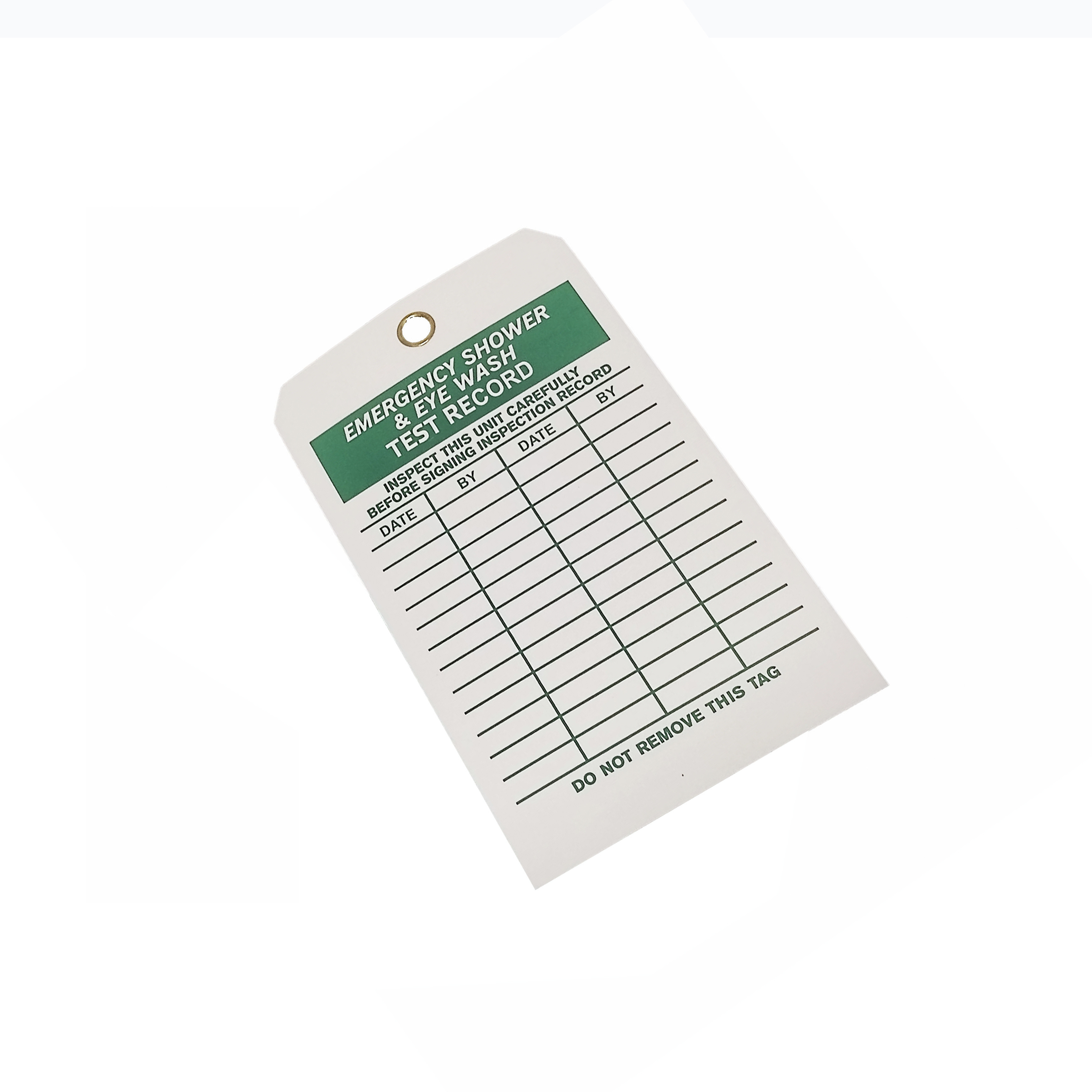 Customizable Plastic Safety Tag for Workplace Hazard Identification