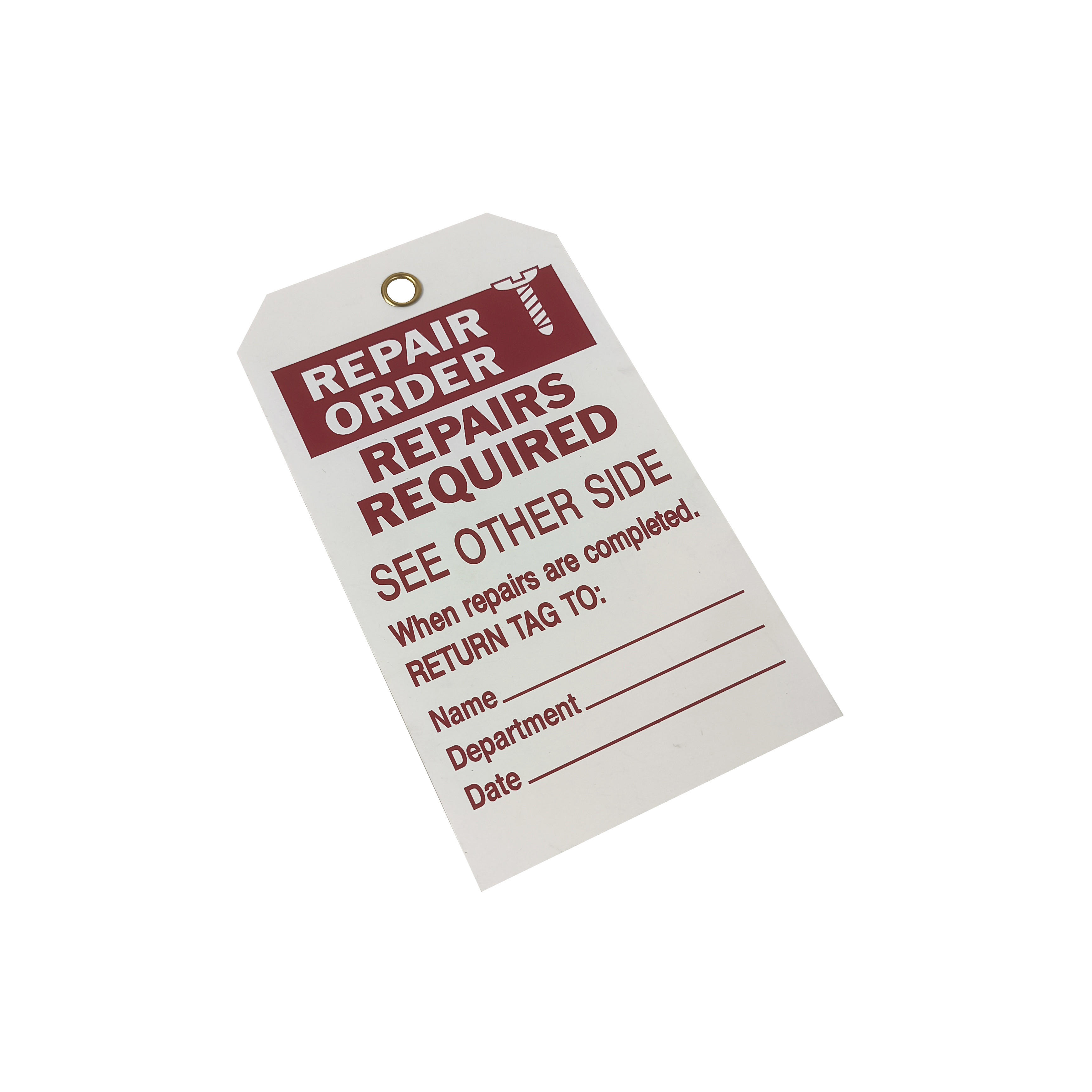 Custom Heavy Duty Plastic Safety Tags for Lockout Tagout