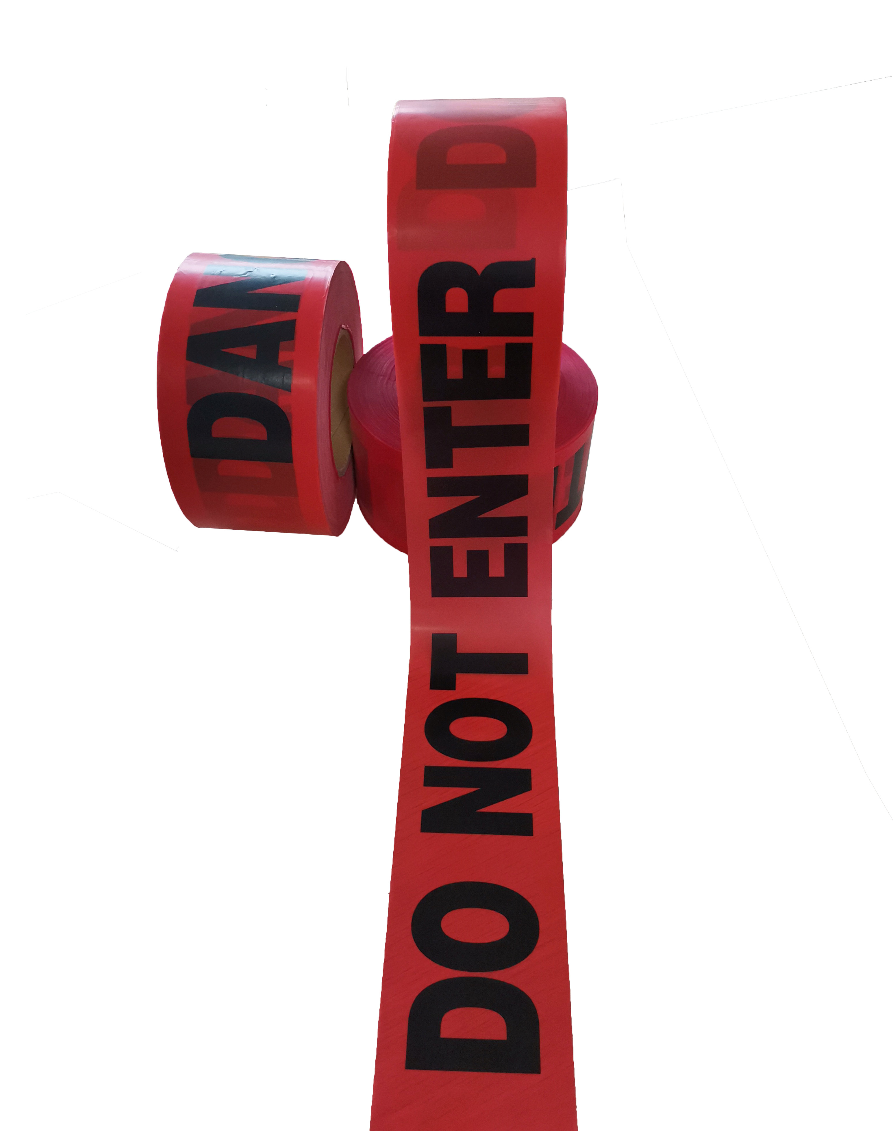 Red Danger Do Not Enter Tape,Quarantine Tape 3” x 1000’Safety Barrier ...